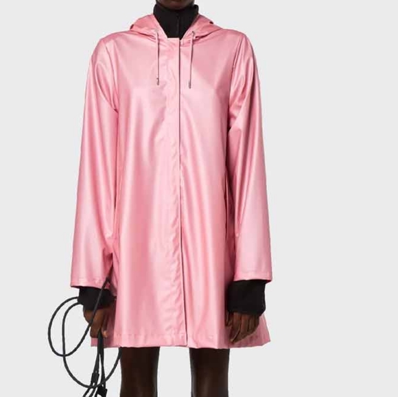 Rains | Jackets & Coats | Rains Aline Jacket Pink Sky | Poshmark